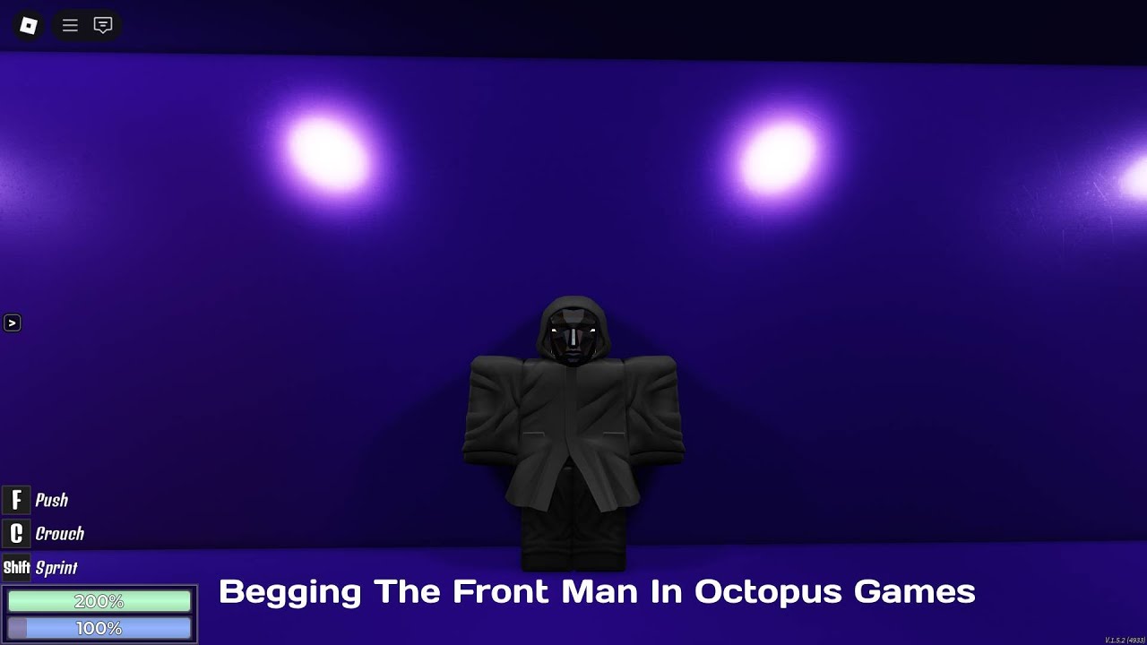 Begging the Front Man in Octopus games. - YouTube