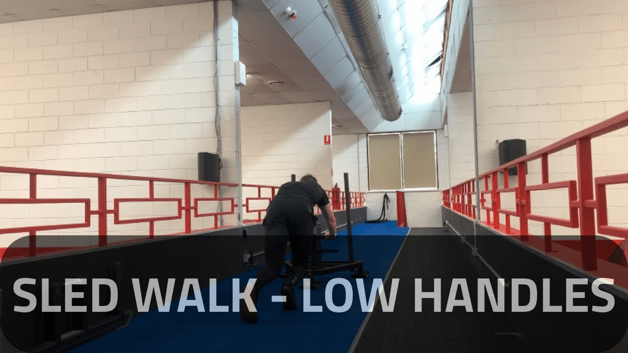 Sled Walk - Low Handles - YouTube