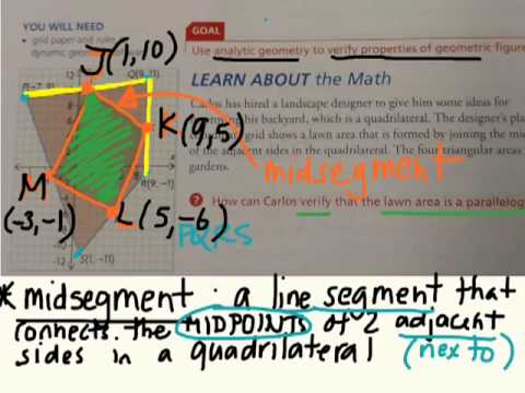 How to verify properties of quadrilaterals using midsegment 2.5 gr 10 ...