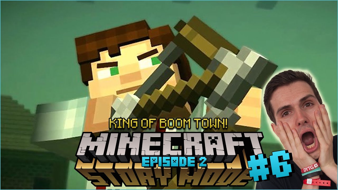 KING OF BOOM TOWN! - Minecraft Story Mode #6 (Episode 2) - YouTube