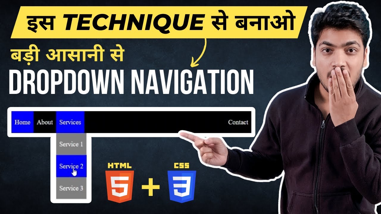 How To Create Dropdown Menu Bar In Html And Css Best Way To Create 1761