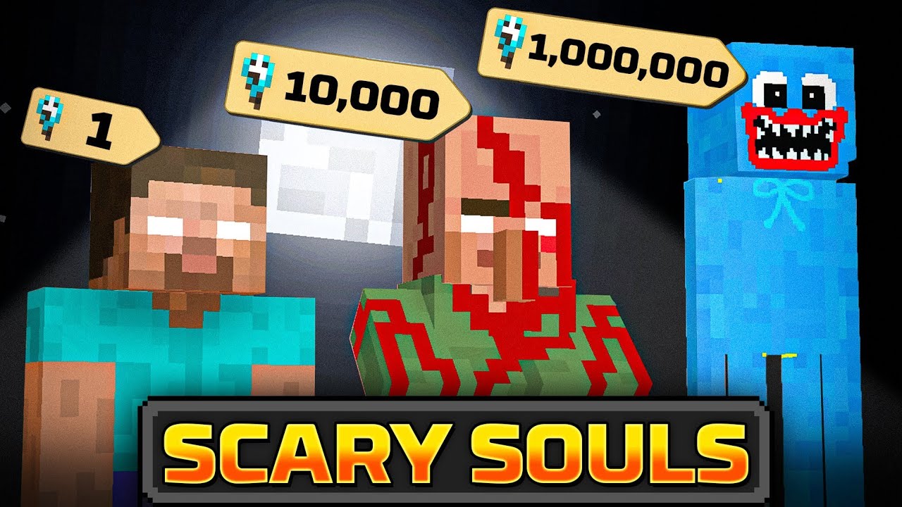I Collected 1,000,000 Scary SOULS in MINECRAFT - YouTube