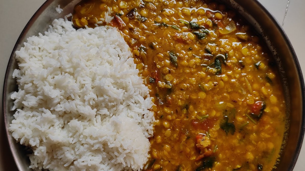 Homemade Daal Tadka 🍛, Rice 🍚 & Papad 🍽️ — Food for the Soul ️ | Simple ...
