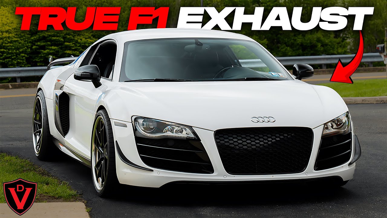 TRUE F1 SOUND for the Gen 1 Audi R8 V10 (Stock Headers) | Valvetronic ...