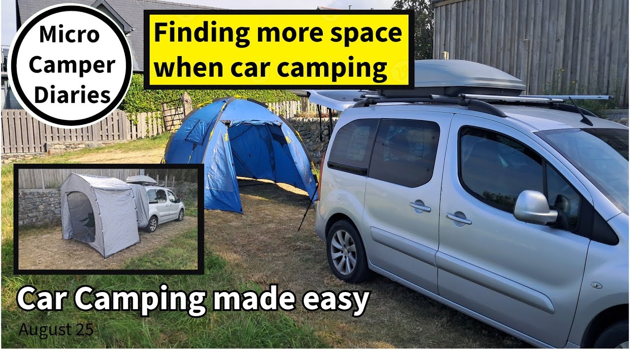 No 22 Micro Camper Diaries. More space tents, and awnings! - YouTube
