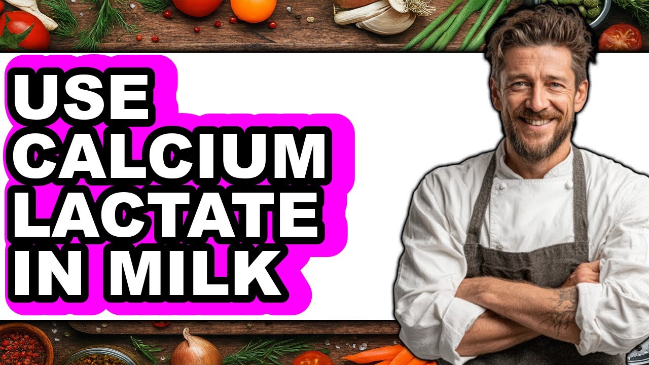 How to Use Calcium Lactate in Milk - Easy Guide - YouTube