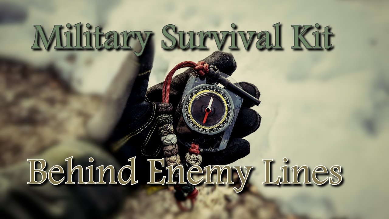 BEHIND ENEMY LINES, Military/BOB Survival Kit 🎒⛺ - YouTube