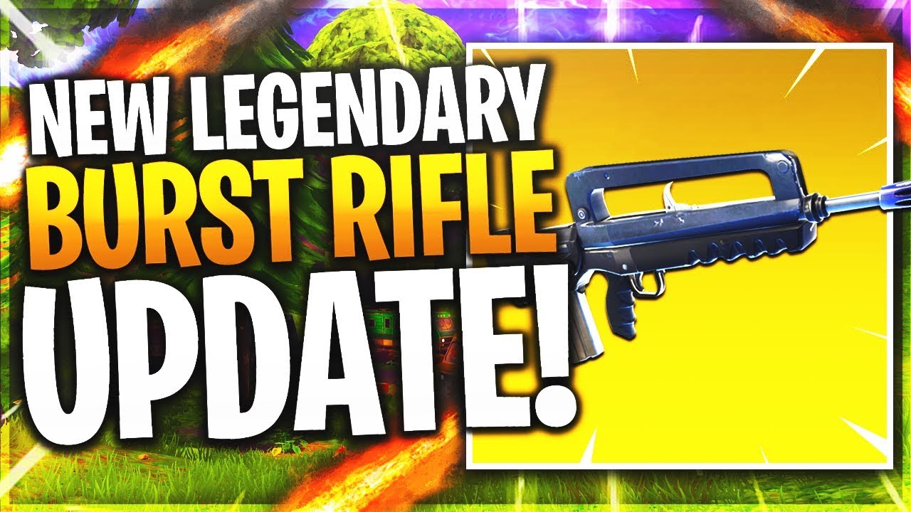 FORTNITE NEW LEGENDARY BURST RIFLE WEAPON! - FORTNITE NEW BURST RIFLE ...