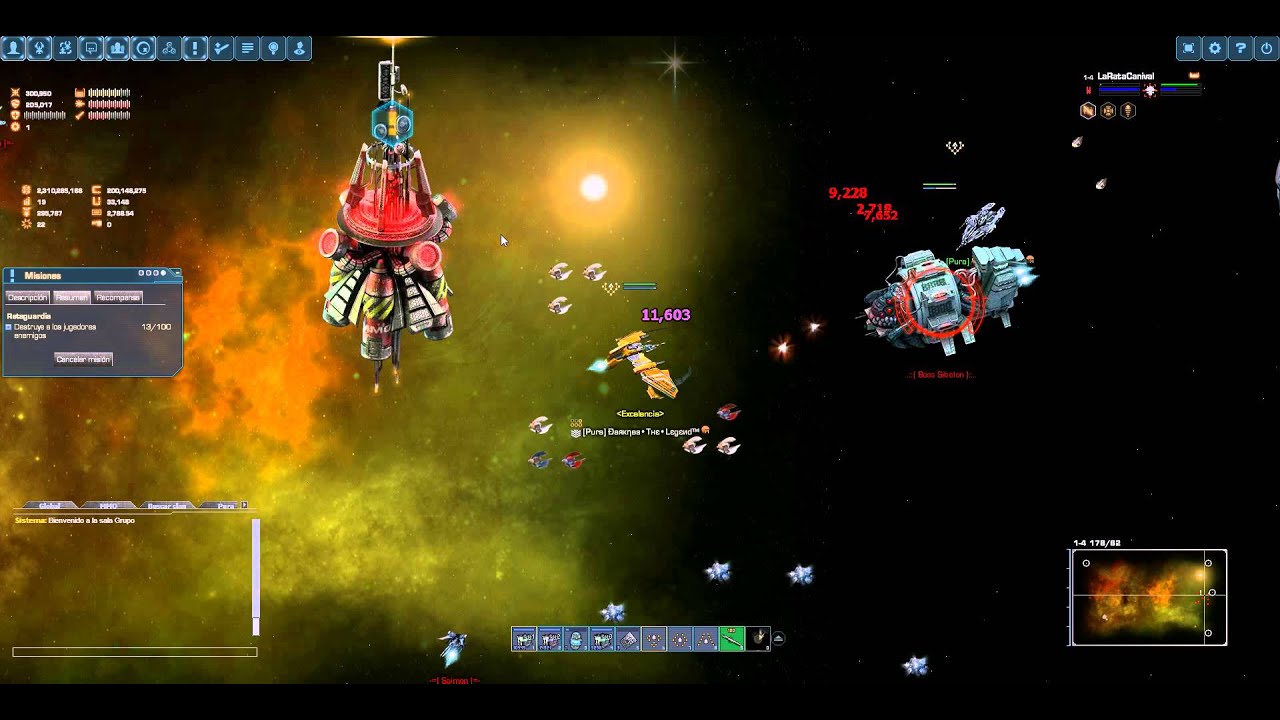 Dark Orbit El noob vs pet ESp2 - YouTube