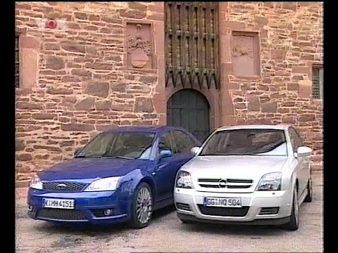 Opel Vectra C 3.2 V6 GTS vs. Ford Mondeo ST220 - YouTube