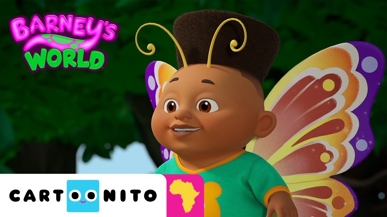 Barney is a butterfly? 🦋💜 | Barney's World | Cartoons for Kids ...