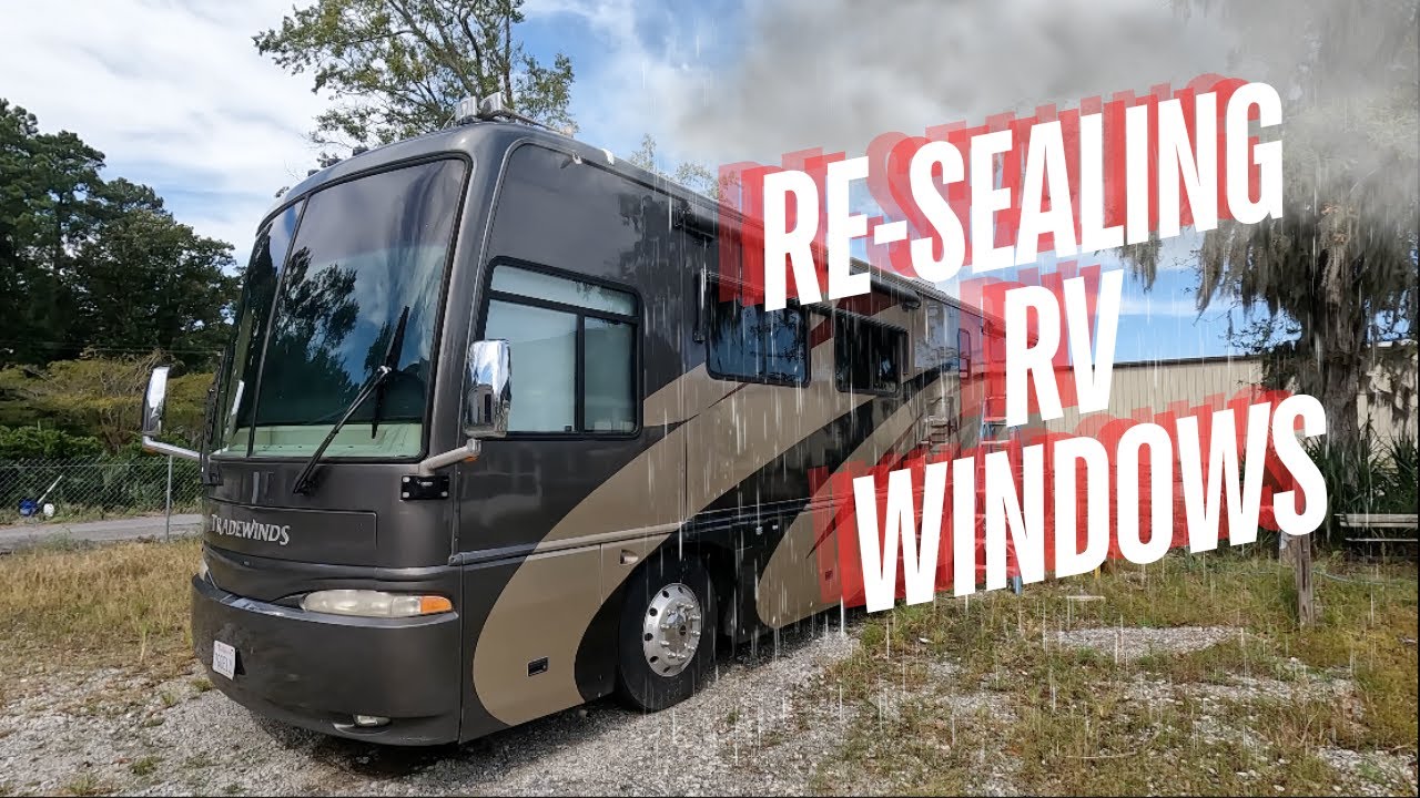 How To Reseal RV Windows! Easy Way! #camping #rv #camper #rvlife # ...