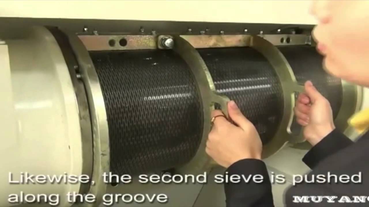 Grain Processing Machine Of Wheat/Maize/Corn Muyang - YouTube