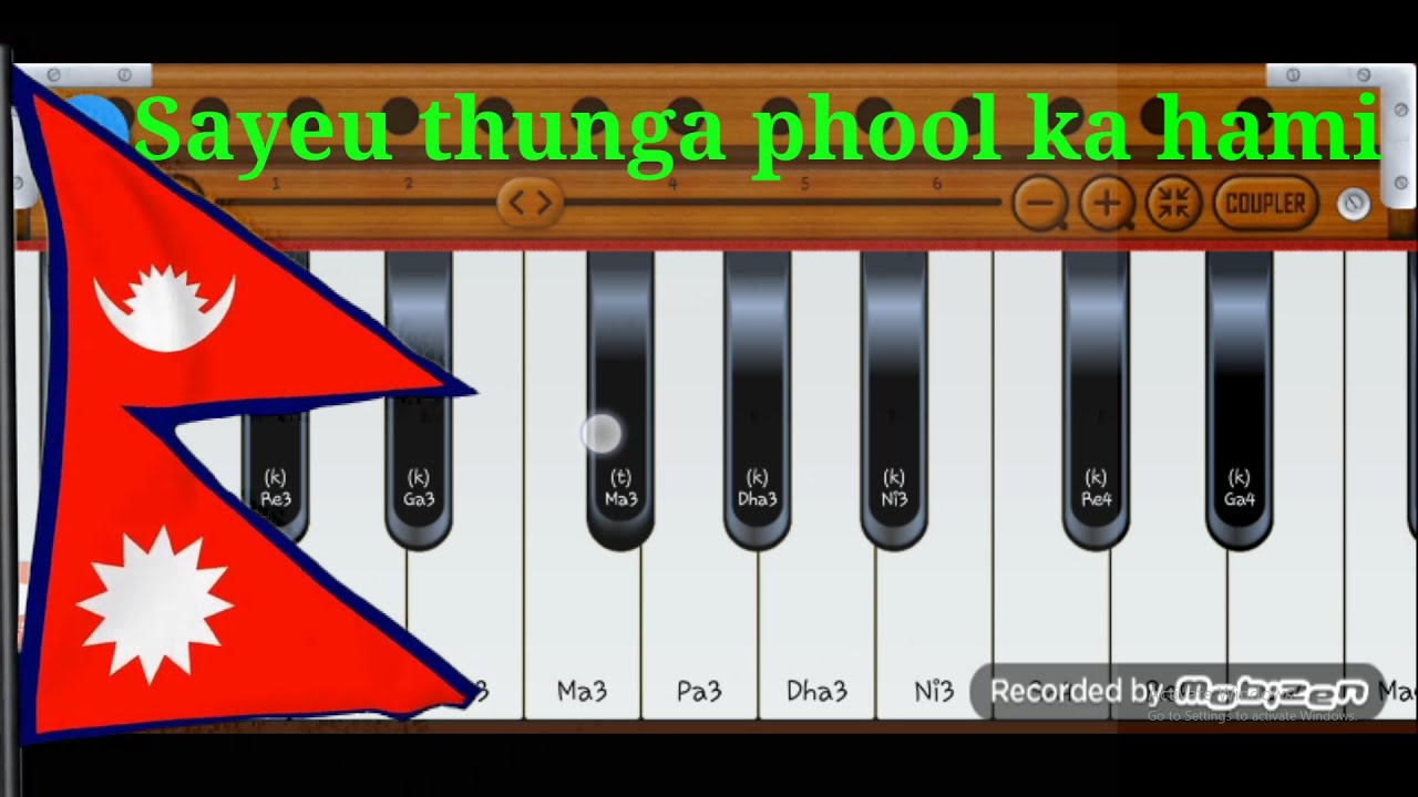 National Anthem of Nepal (Sayeu thunga phool ka hami) | Harmonium ...