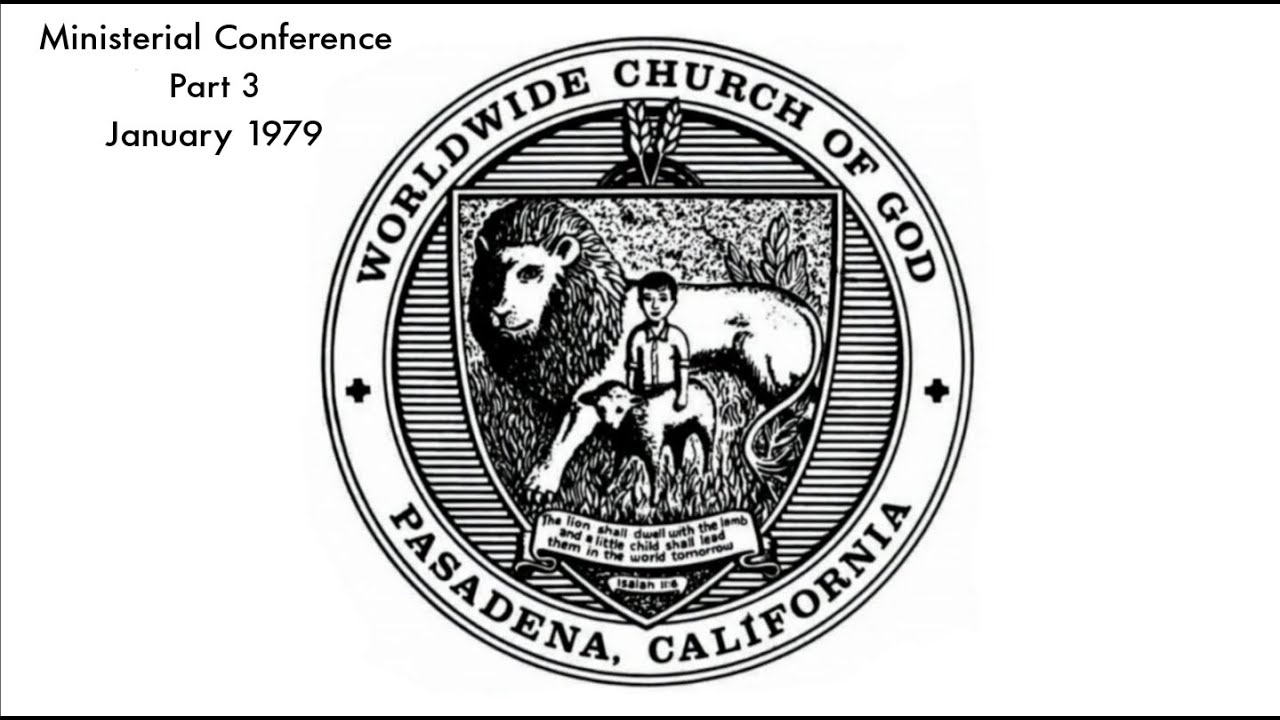 1979 Ministerial Conference Part 3 - Dr. Roderick C. Meredith & Mr ...