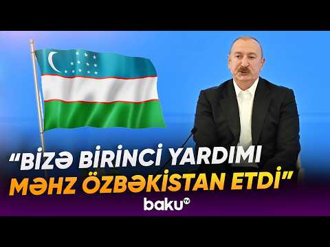 Prezident İlham Əliyev Qarabağın bərpasında Özbəkistanın rolunu vurğuladı - Baku TV