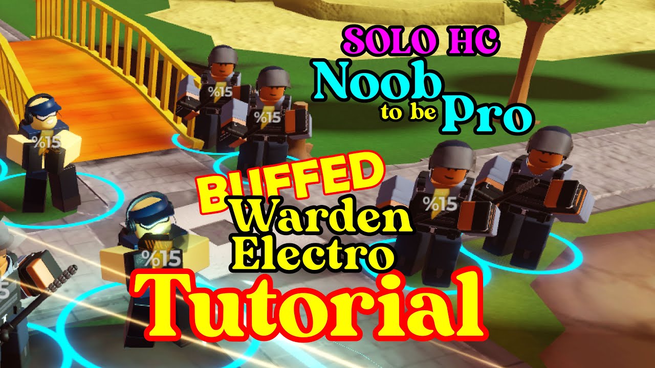 TDS Solo HC Hardcore Warden Tutorial Electroshocker BUFFED Reworked ...