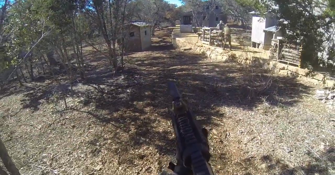 Airsoft War - KWA SR7 Airsoft Gun - GoPro Hero 3 Black Edition - YouTube