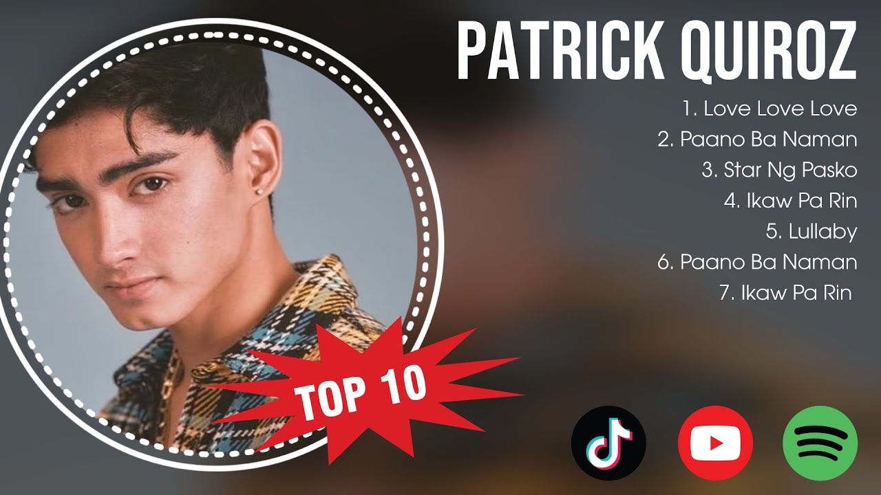 Patrick Quiroz Hits ~ Best Songs Tagalog Love Songs 80's 90's Nonstop ...