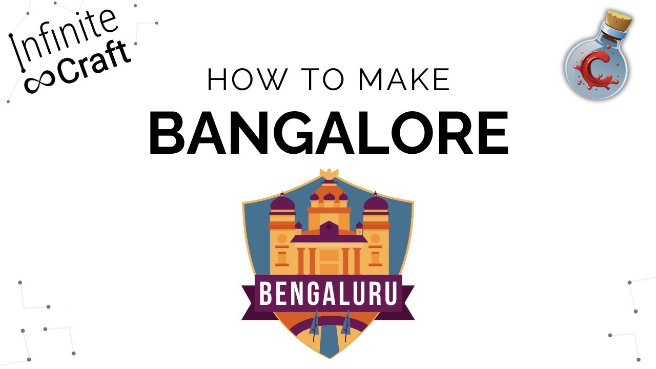 How to make Bengaluru in Infinite Craft? (and Bangalore) - YouTube