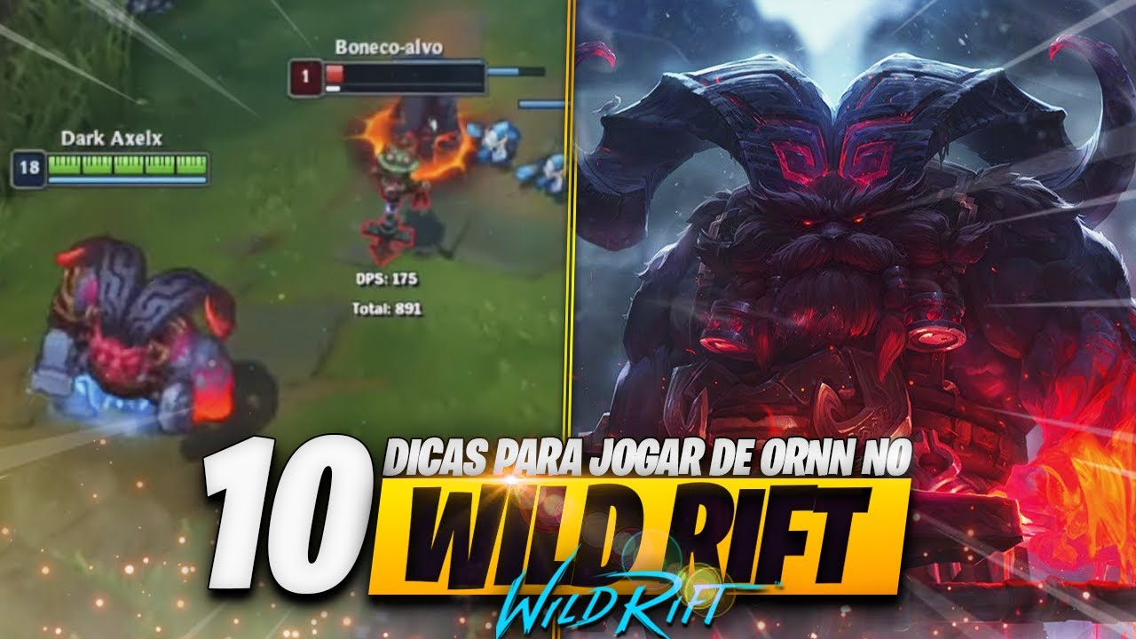 10 DICAS Para JOGAR de ORNN Quando Ele Chegar ao WILD RIFT! - YouTube
