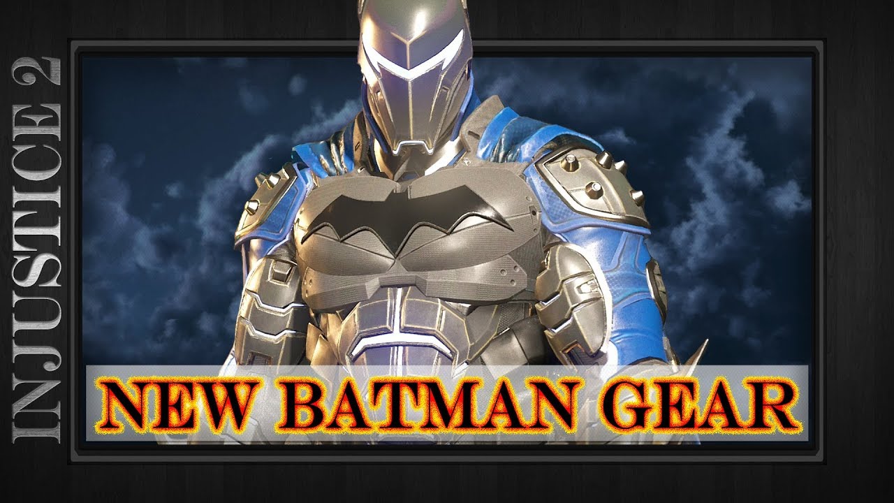 Injustice 2 | NEW BATMAN GEAR LOADOUT w/ SHADERS | Batman Has Amazing ...
