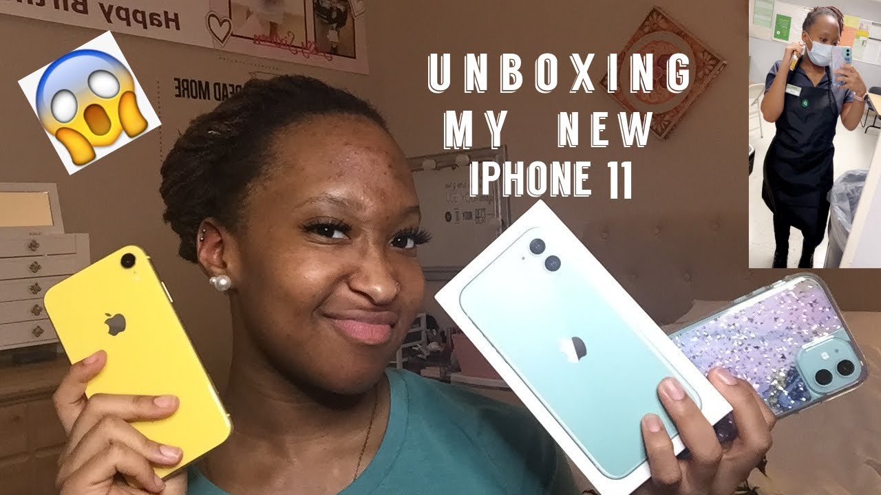 UNBOXING MY NEW IPHONE 11 + SET UP 😍 - YouTube