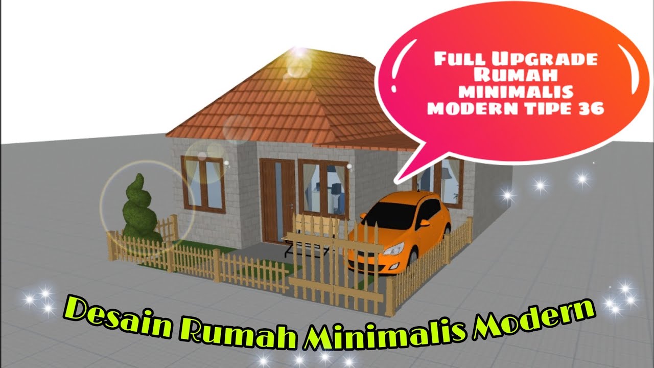 Desain Rumah Minimalis Modern Tipe 36 Full Upgrade || Epsd I - YouTube