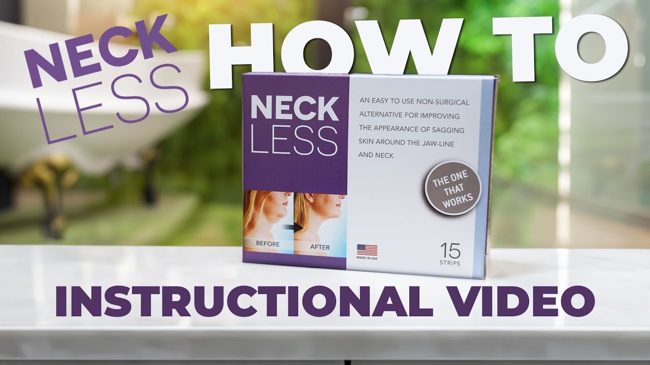 HOW TO Correctly Apply Neck-Less: Easy To Use Non-Surgical Alternative ...