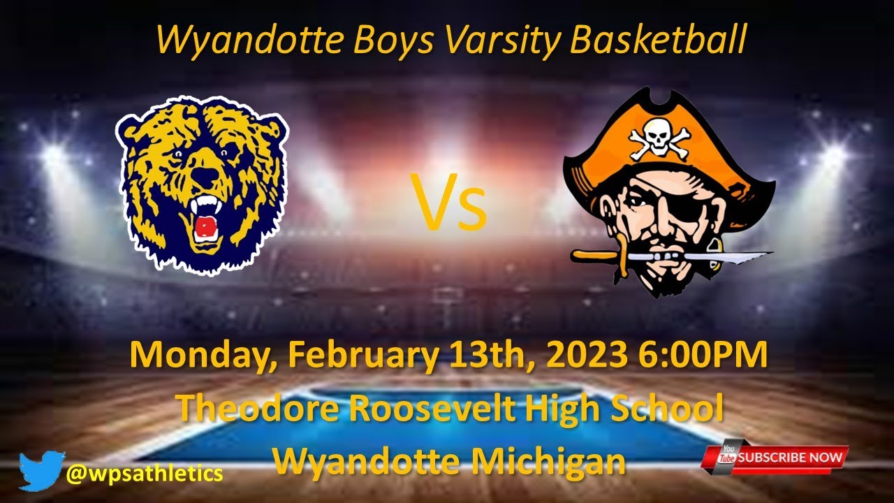 Wyandotte Bears Boys Varsity Basketball Vs. Riverview Pirates - YouTube