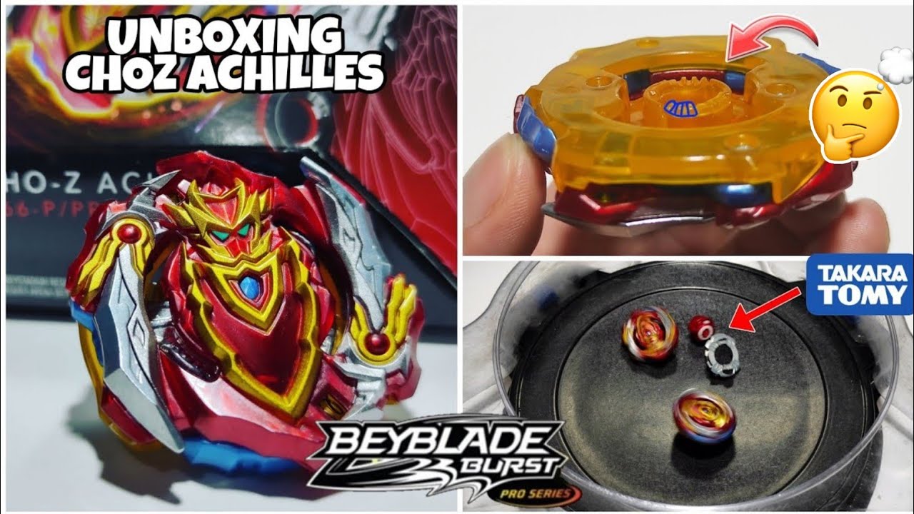 Unboxing Cho-z Achilles PRO SERIES Beyblade Burst | ¿IGUAL que TAKARA ...