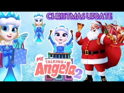 My Talking Angela 2 | Christmas Update 🎅🎅| New Update Game Play | 🥰😍😇😘🥶 ...