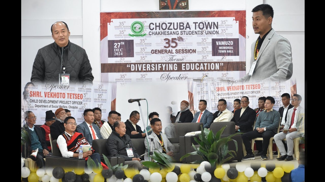 Chozuba town Chakhesang Students Union 35th General Session 2024.. - YouTube