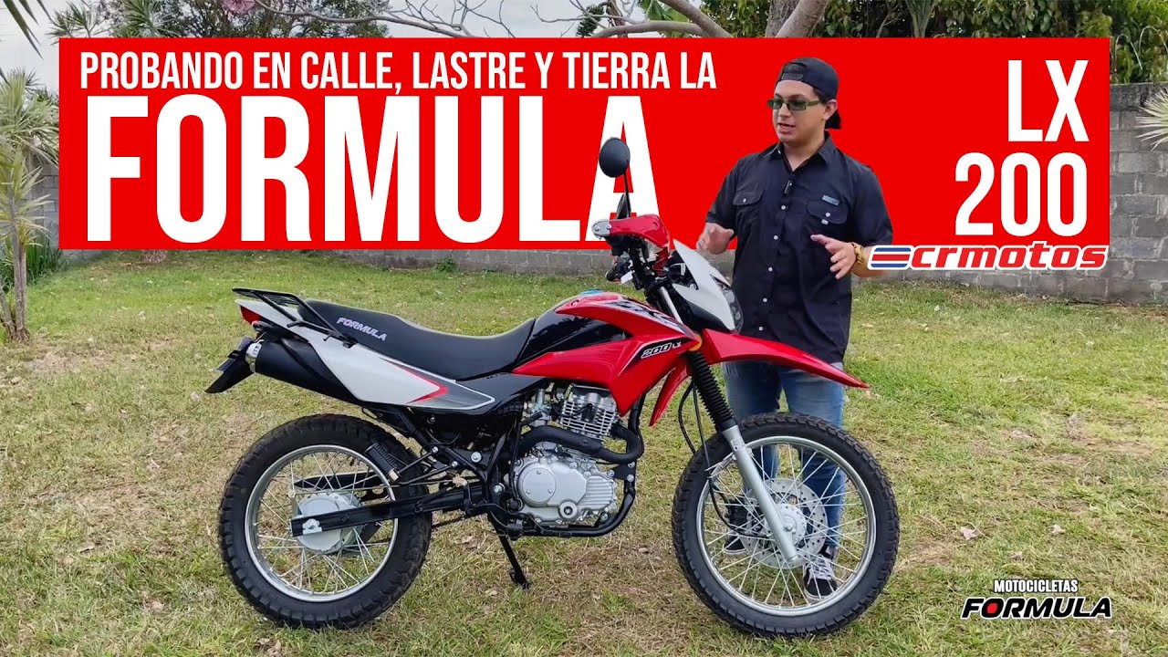 Probando la MOTO FORMULA LX200 - YouTube