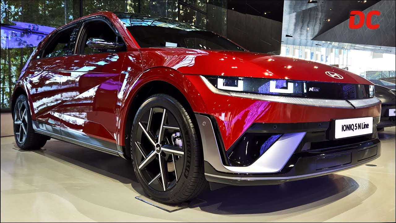 2025 Hyundai IONIQ 5 N Line Facelift, Ultimate Red Metallic: 4K ...