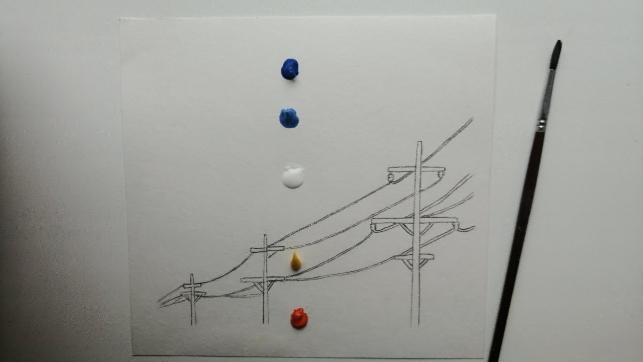 Acrylic painting | Acrylic #19 | Very easy drawing | Step by step - YouTube