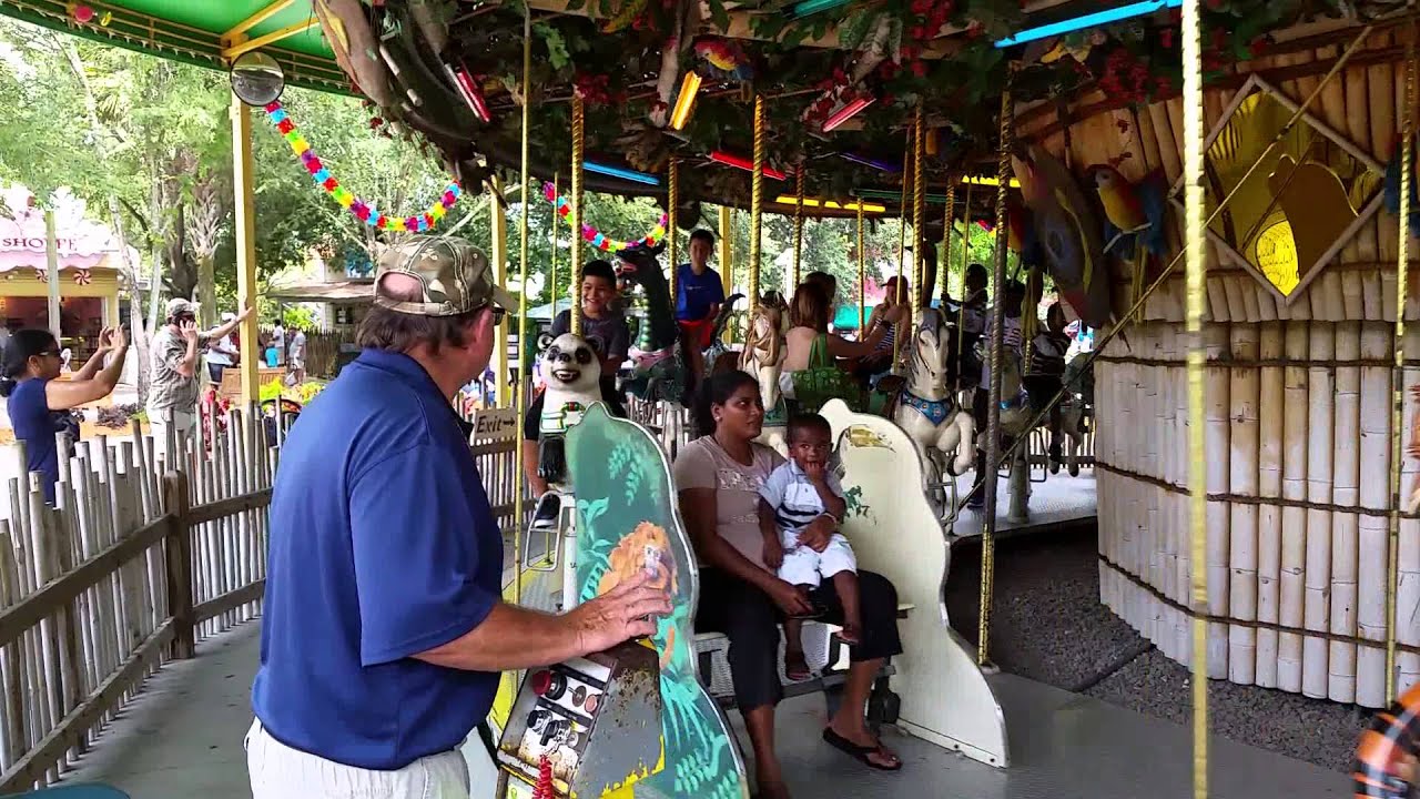 Carousel at the Tampa Lowry Park Zoo - YouTube