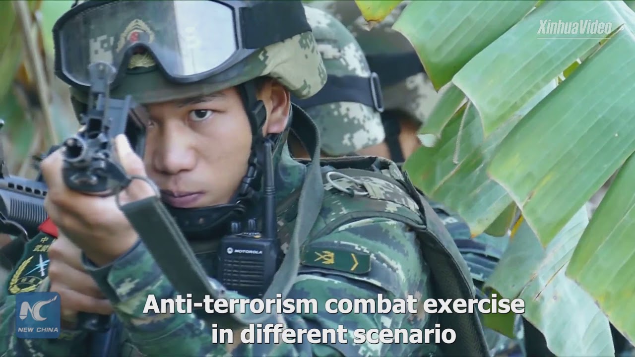 A sneak peak of hell training of Chinese special armed police - YouTube