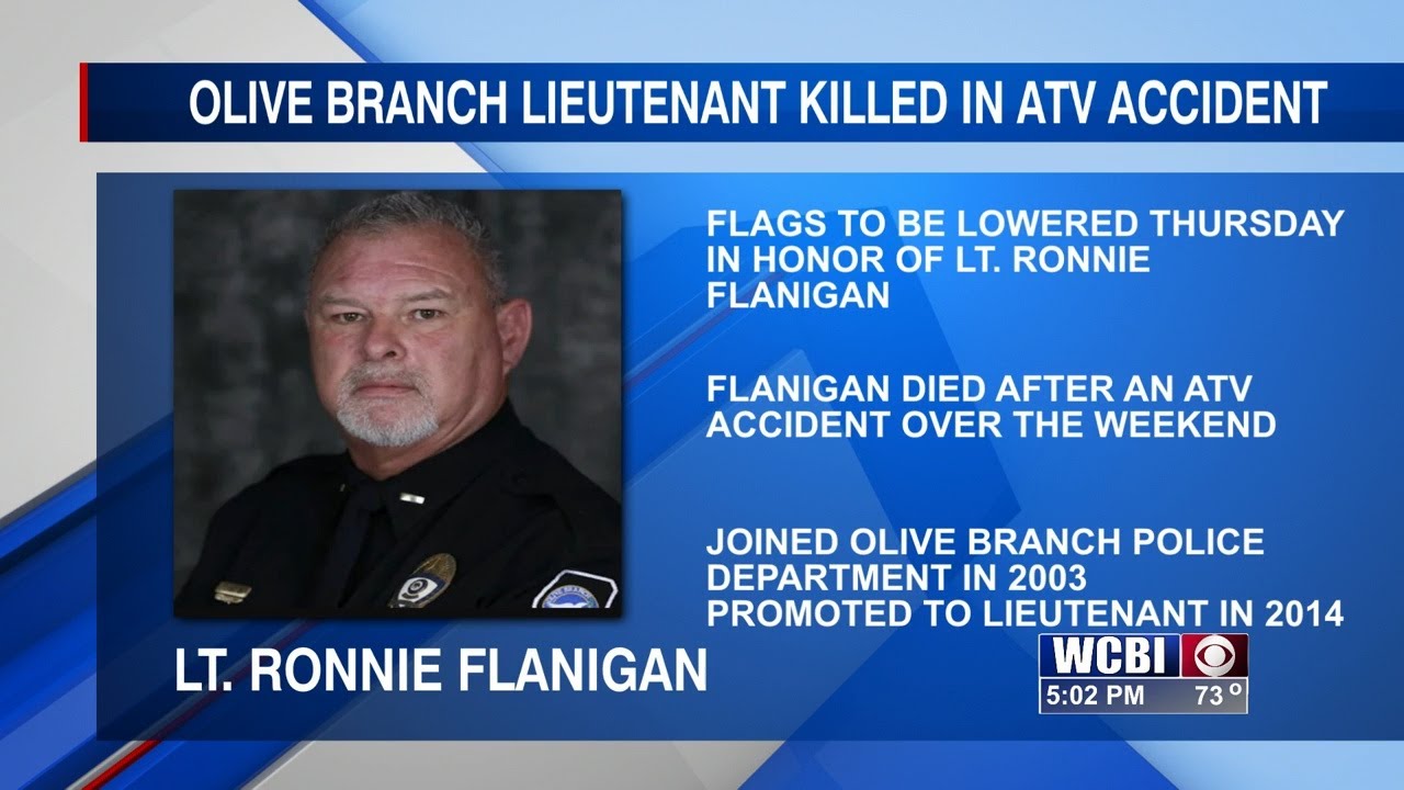 Police Officer loses his life after an ATV crash in Olive Branch - YouTube