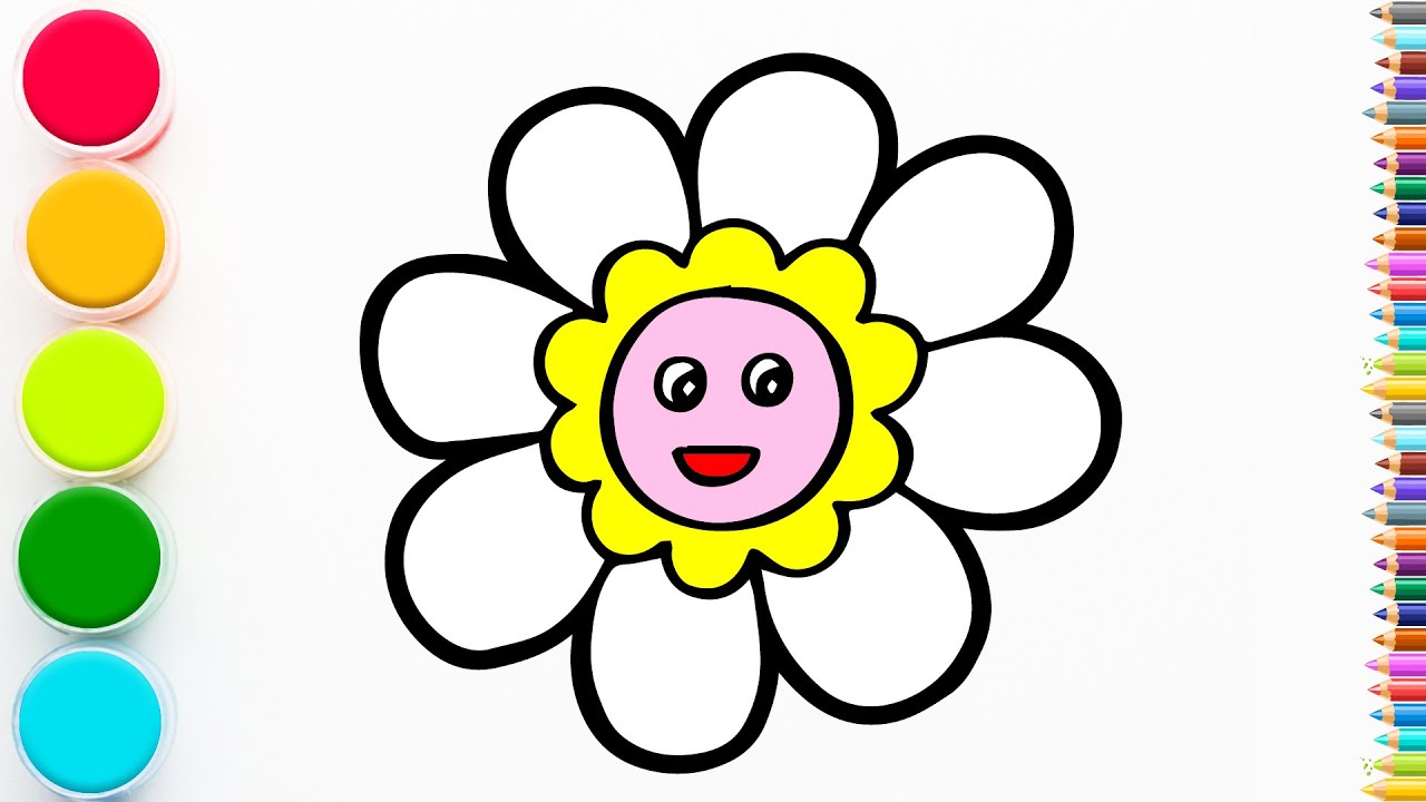 How to Draw a Flower | Step by Step - YouTube