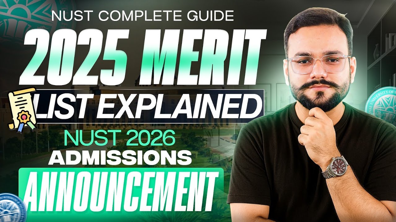 NUST University Closing Merit 2025 | Merit Position vs Aggregate List ...