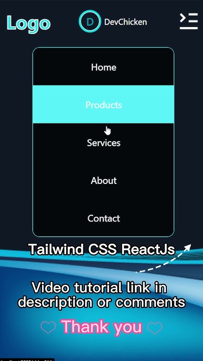 Responsive Navigation Bar #reactjs #tailwindcss #coding #navbar #responsive #shortvideo #shorts ...