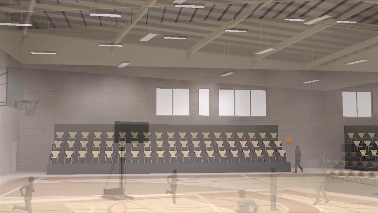 Nechells Wellbeing Centre - Basketball Court - Relux Walkthrough Video ...