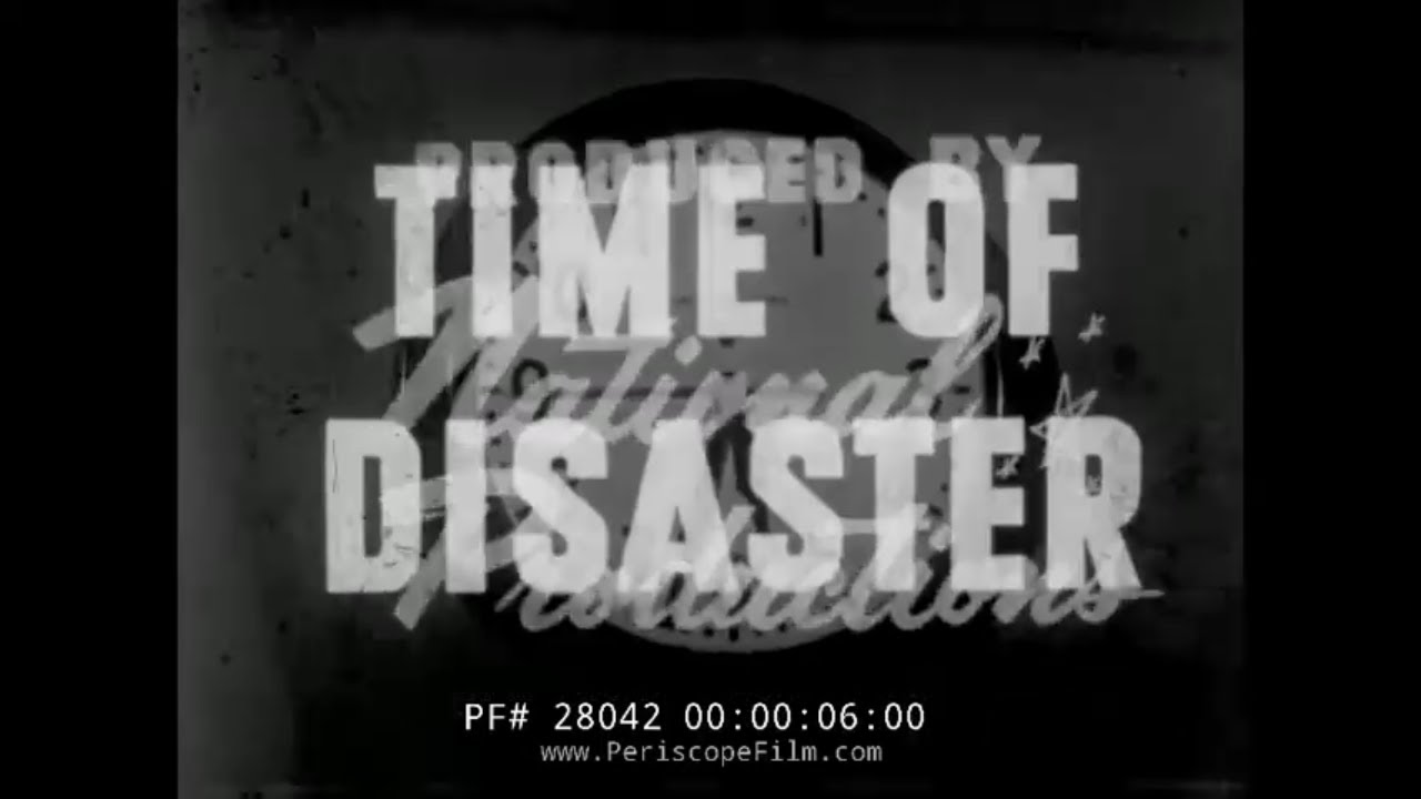 "TIME OF DISASTER" 1954 CIVIL DEFENSE / ATOMIC ATTACK PREPAREDNESS FILM ...