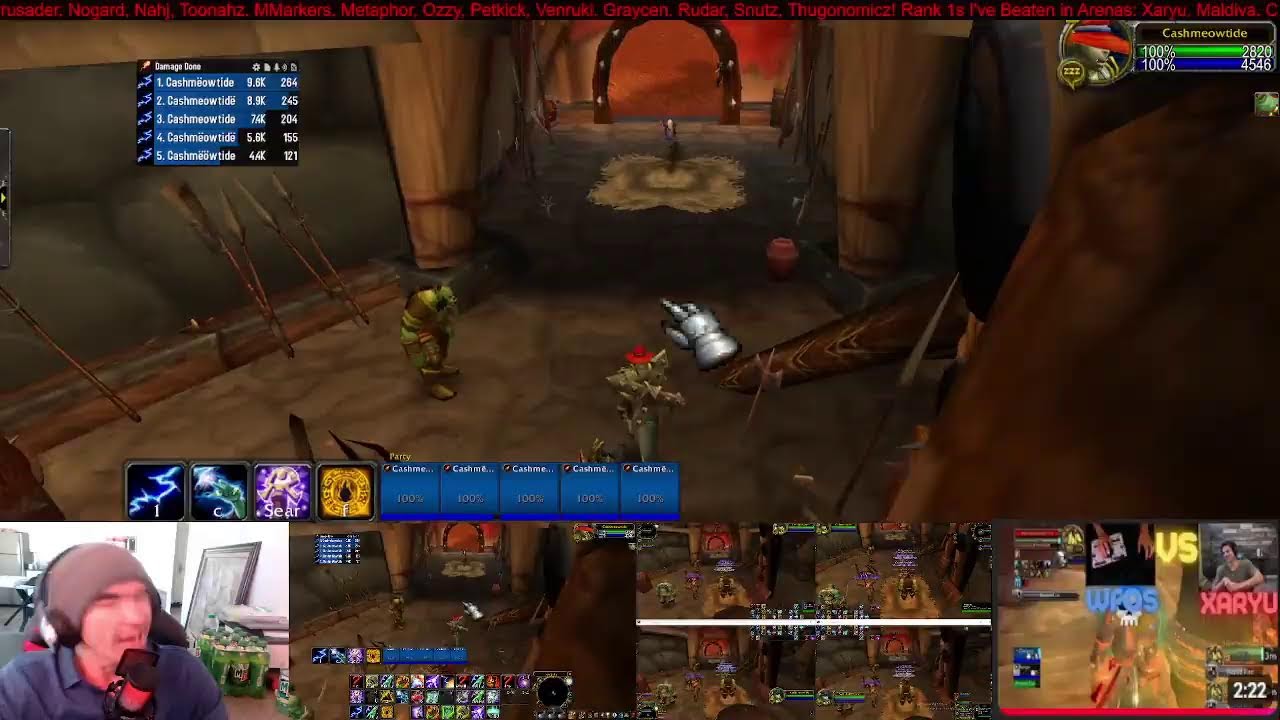 Manually Multiboxing 5 Elemental Shamans (60!!) | TBC! - YouTube