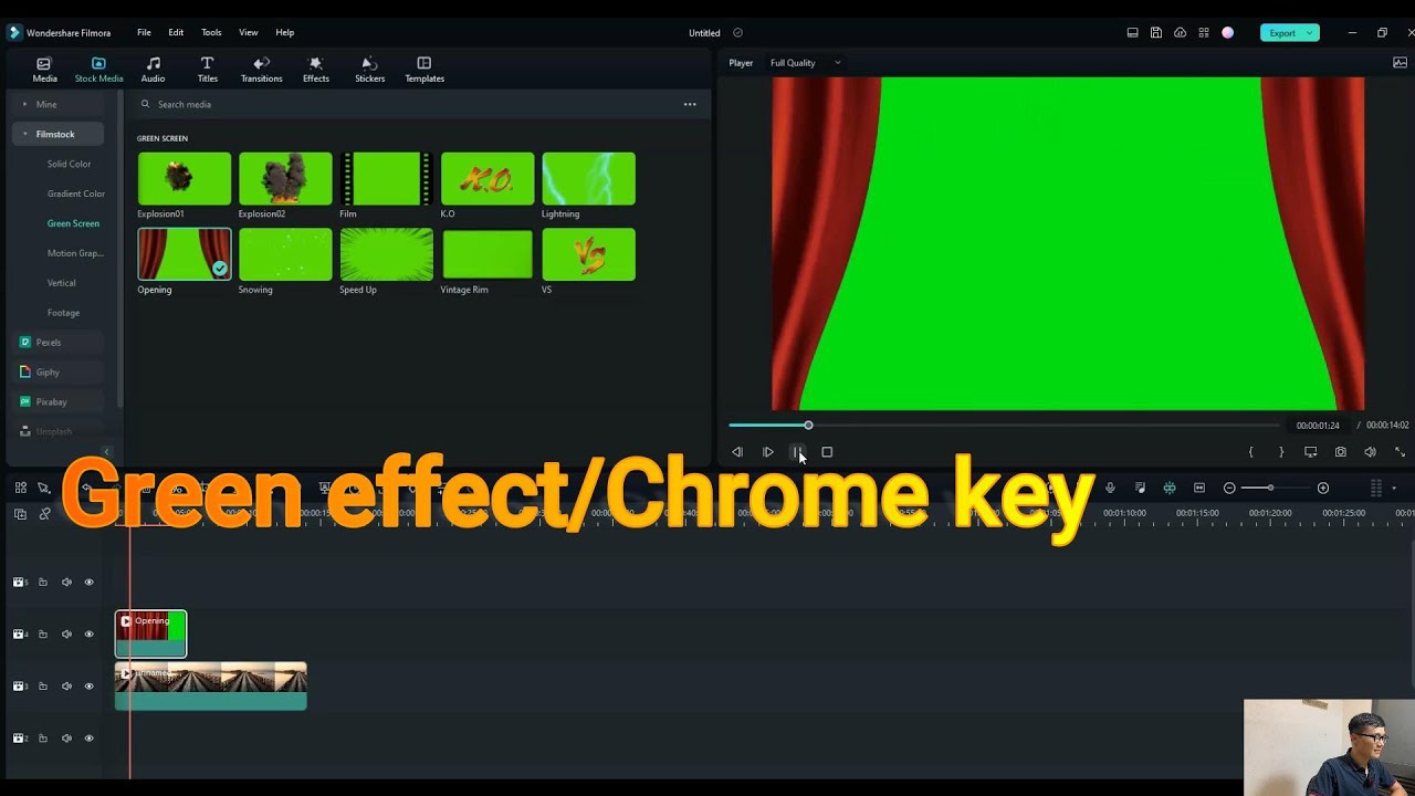 TIPS TO USE GREEN EFFECT IN FILMORA 12 - YouTube