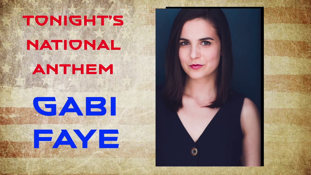 Gabi Faye: Dominion Raceway National Anthem - YouTube