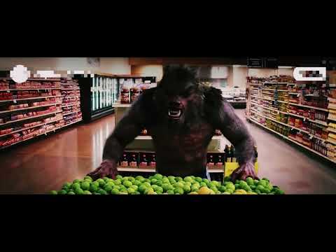 Best Goosebumps Monsters Scene | Scary Supermarket Werewolf Fight 4K