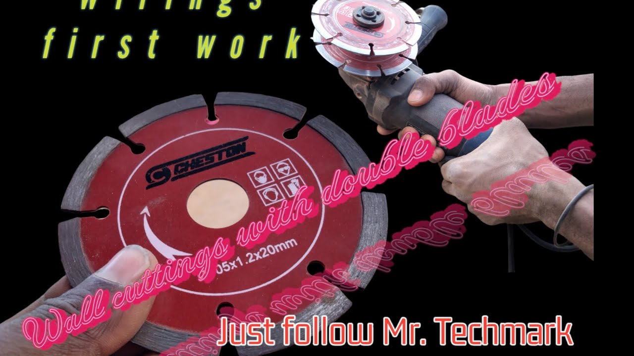 #Use double blades for wall cuttings(@Mr. Techmark ) - YouTube