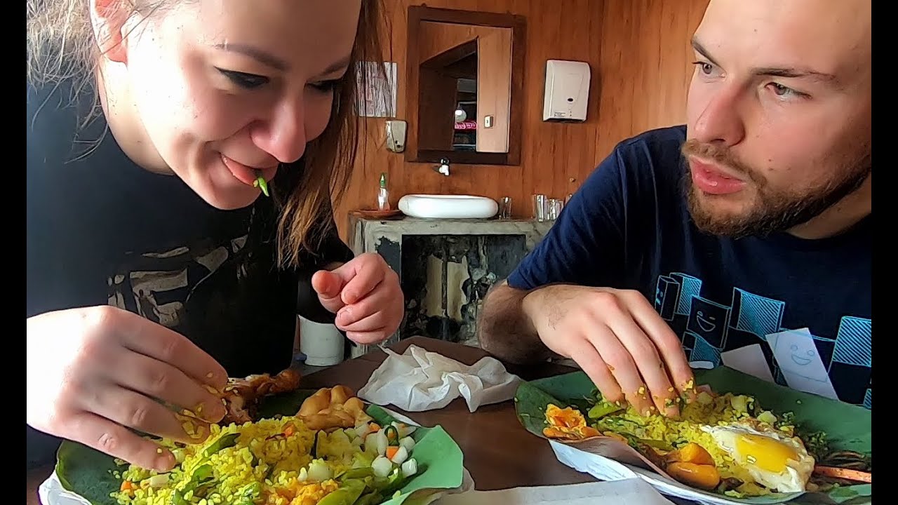 We eat with hands first time in our life and sleep in luxury hotel for ...